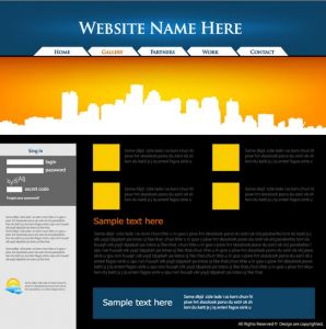 9 designs of minimalist website templates