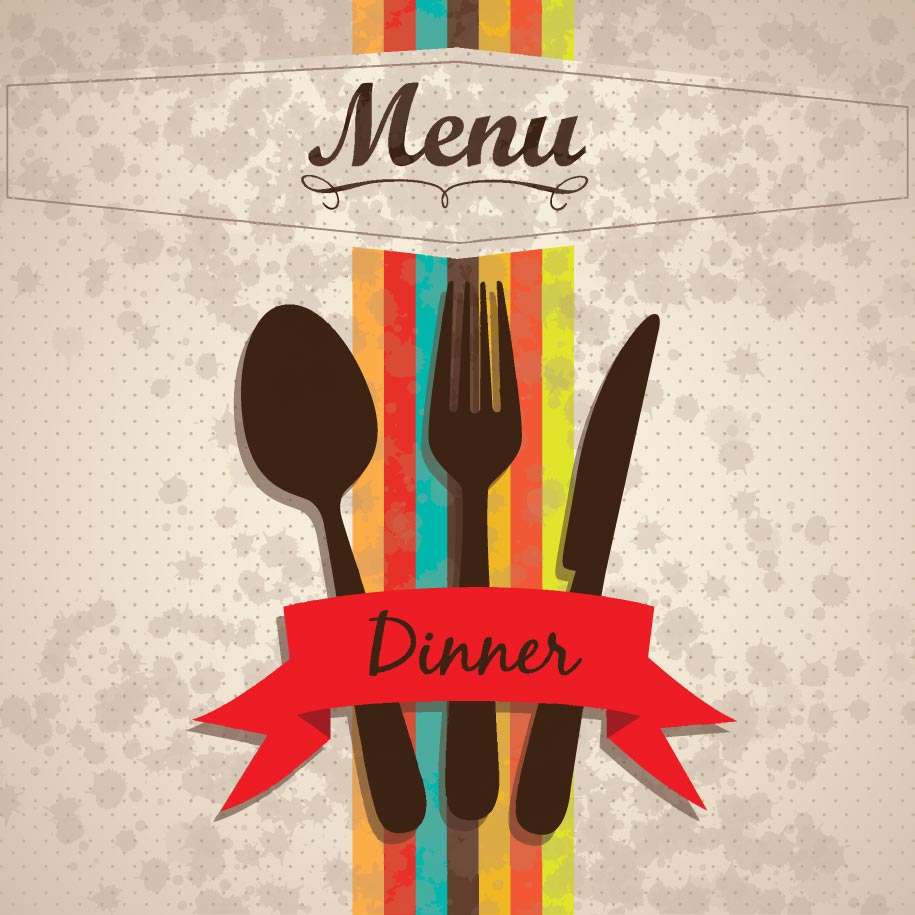 Restaurant Menu Cover Vector